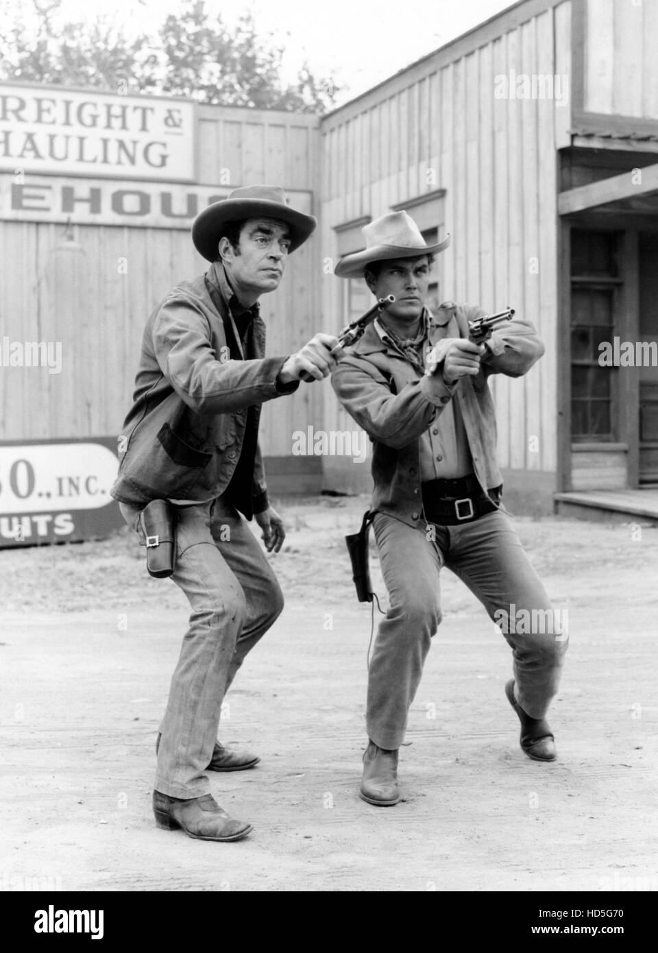 TEMPLE HOUSTON, Jack Elam, Jeffrey Hunter, 1963-64 Stock Photo - Alamy