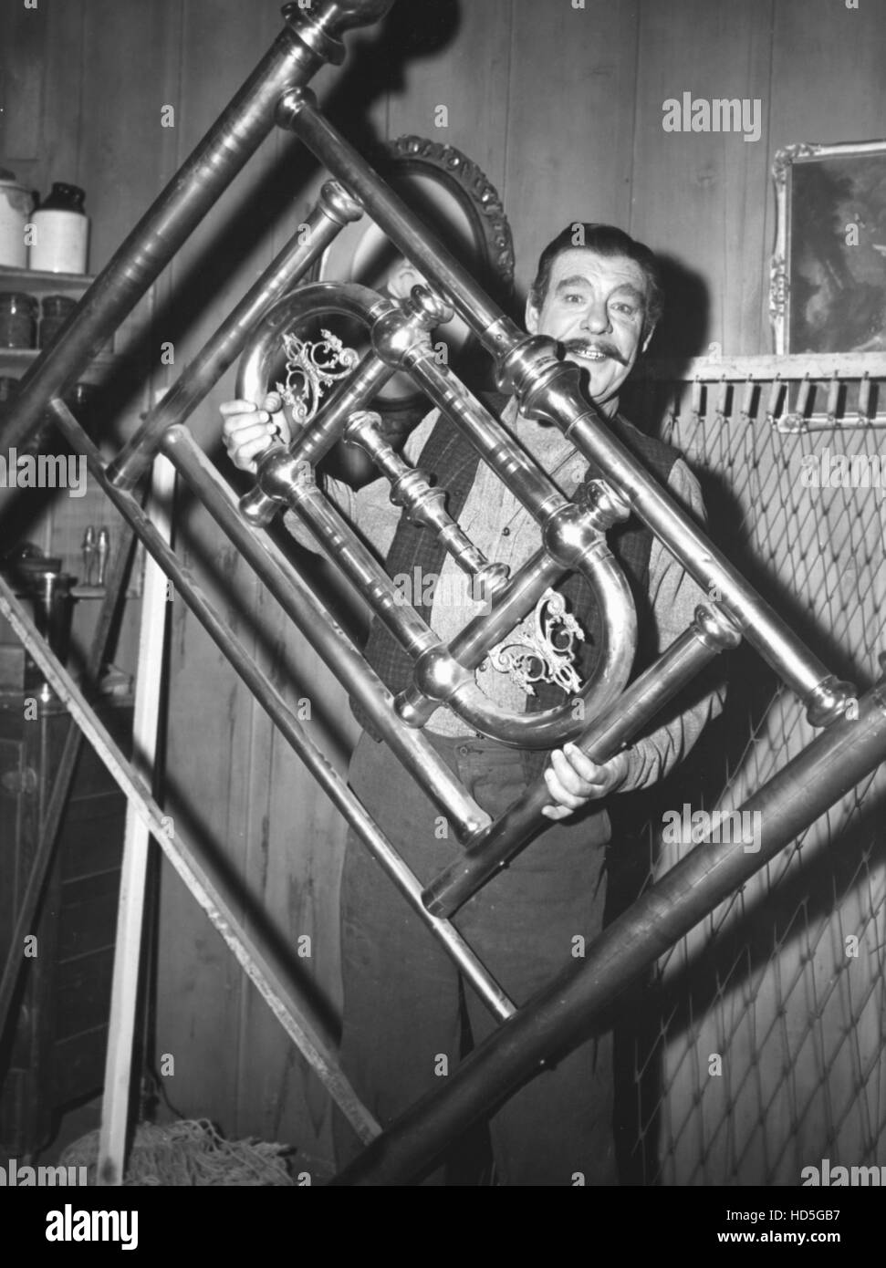 TELEPHONE TIME, Lon Chaney Jr. in episode 'The Golden Junkman' aired 4 ...