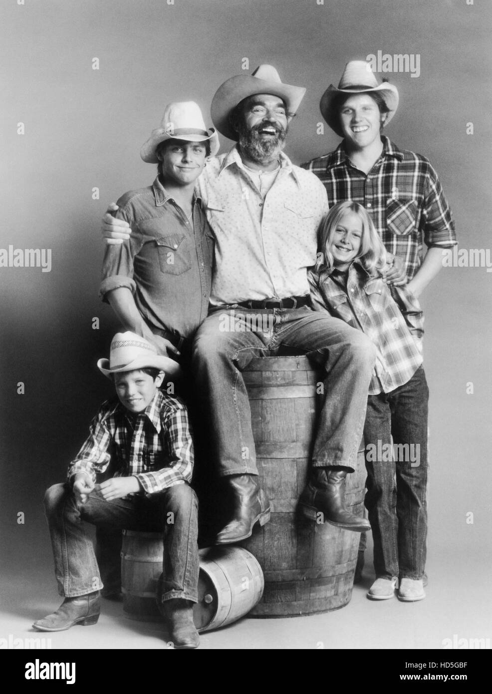 THE TEXAS WHEELERS, from bottom left: Tony Becker, Mark Hamill, Jack ...