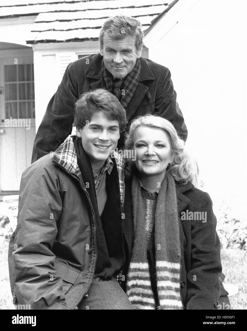 THURSDAY'S CHILD, front from left: Rob Lowe, Gena Rowlands, Don Murray ...