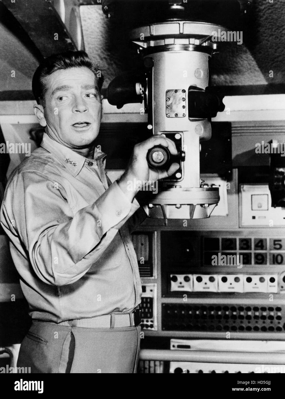 VOYAGE TO THE BOTTOM OF THE SEA, Richard Basehart, 1964-68 Stock Photo ...