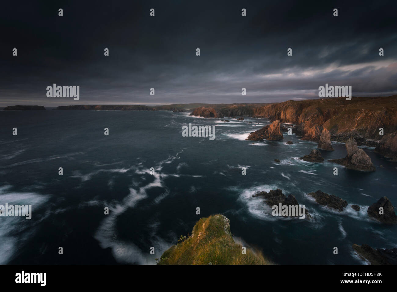 Dramatic sea cliffs and rugged coastal landscapes and seascapes on the ...