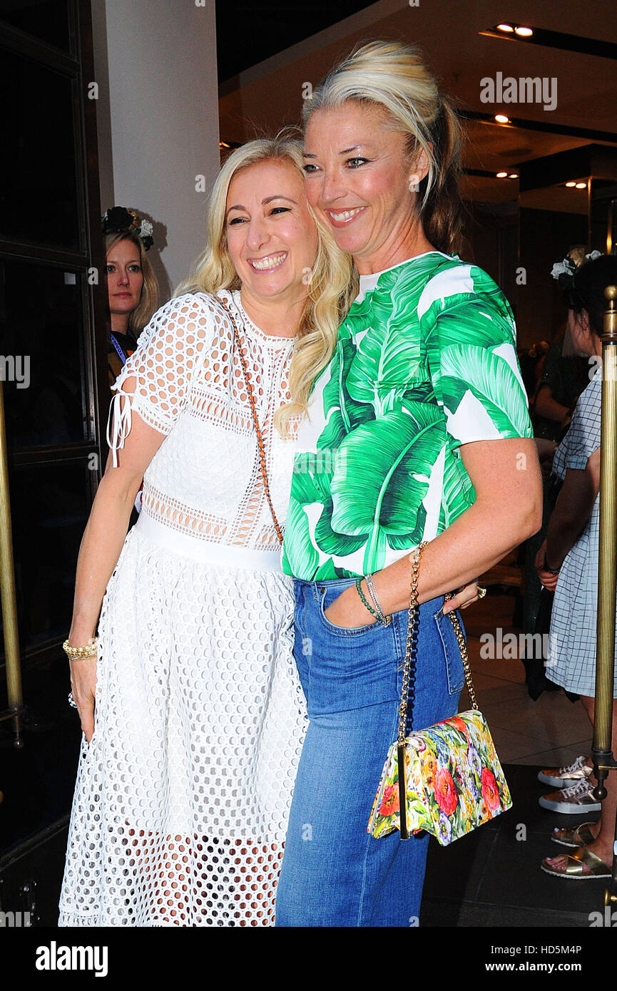 Celebrities attend the Lady Garden charity event at Topshop Featuring ...