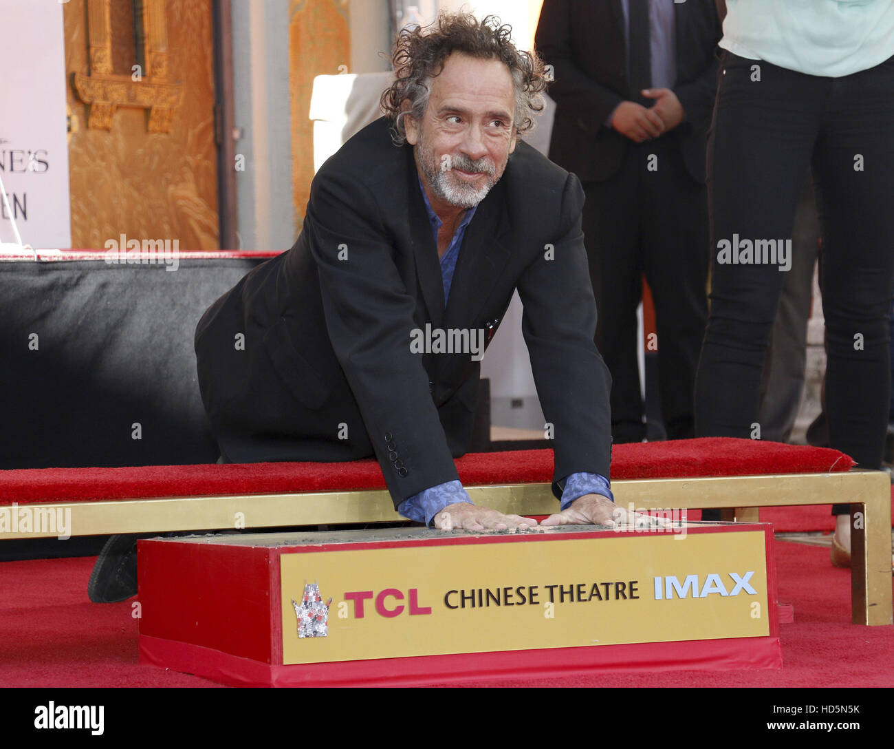 Tim Burton's 'Hand and Footprint' Ceremony Featuring: Tim Burton Where ...