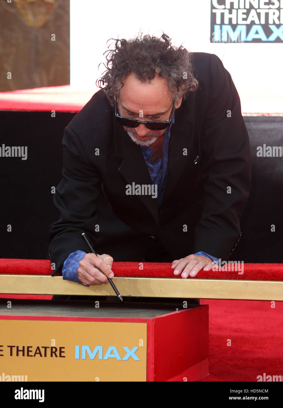 Tim Burton Hand And Footprint Ceremony Featuring: Tim Burton Where ...