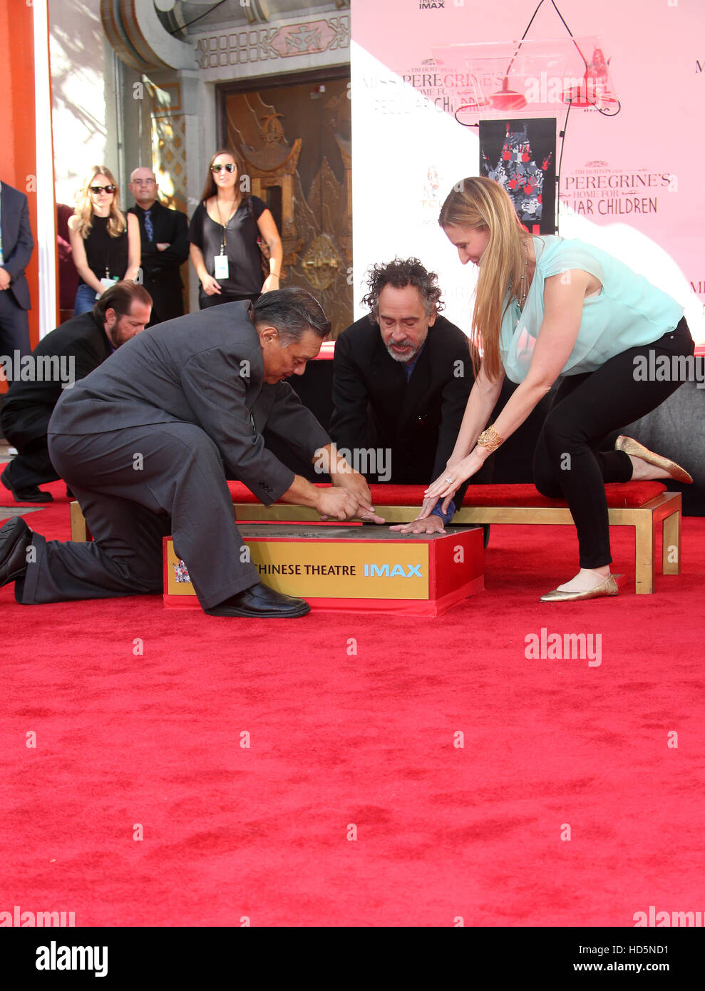 Tim Burton Hand And Footprint Ceremony Featuring: Tim Burton, Alwyn ...