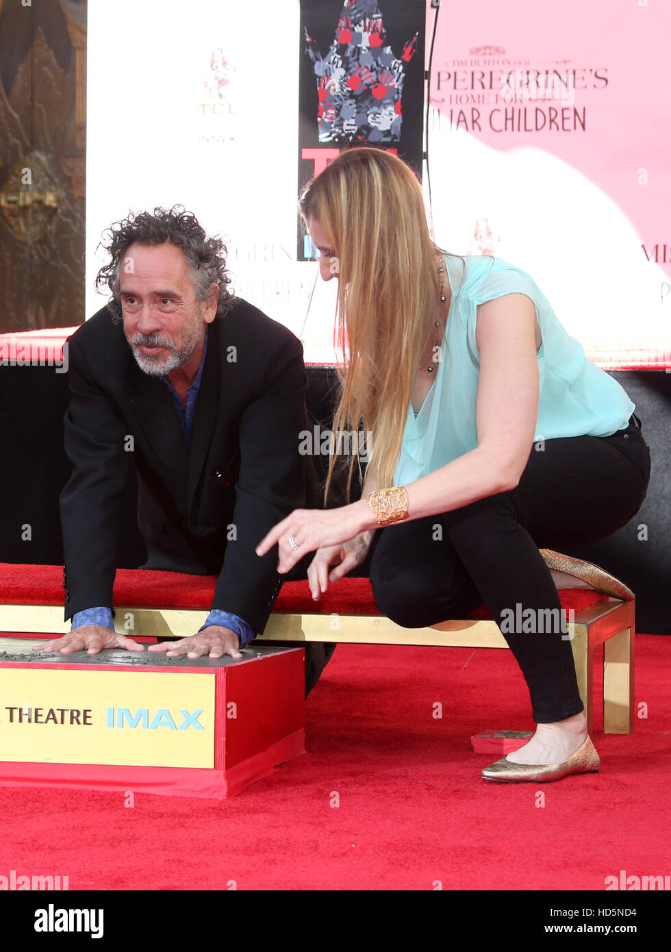 Tim Burton Hand And Footprint Ceremony Featuring: Tim Burton, Alwyn ...