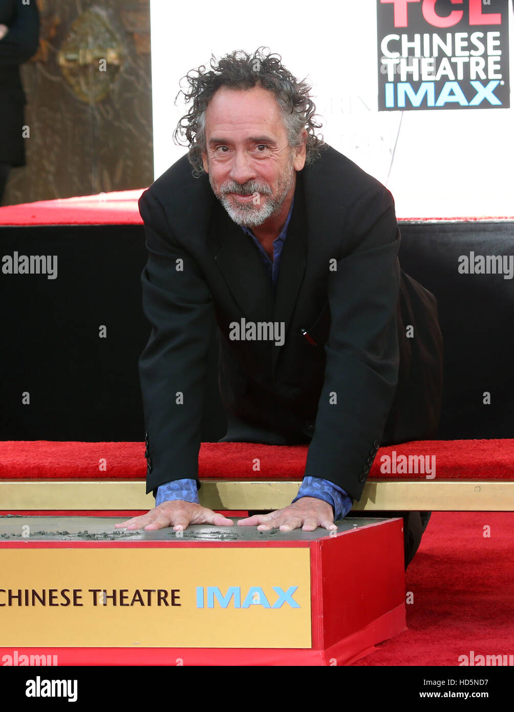 Tim Burton Hand And Footprint Ceremony Featuring: Tim Burton Where ...