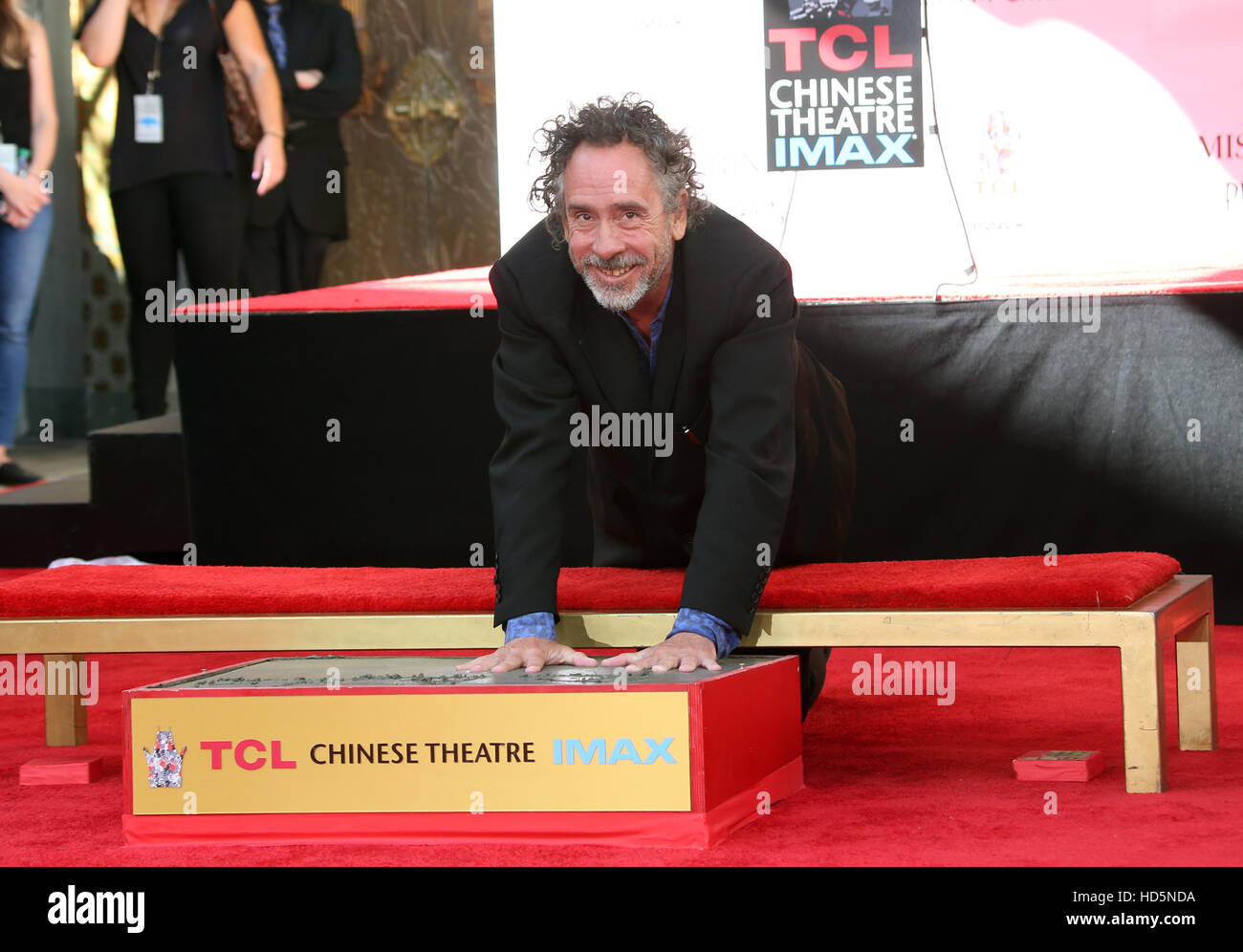 Tim Burton Hand And Footprint Ceremony Featuring: Tim Burton Where ...