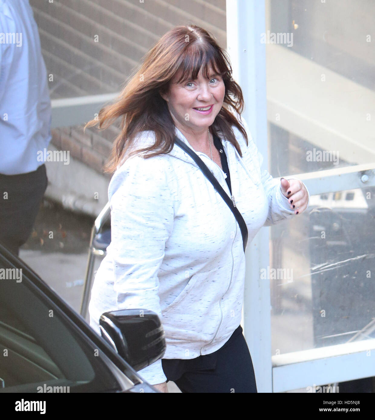 Coleen Nolan outside ITV Studios Featuring: Coleen Nolan Where: London ...