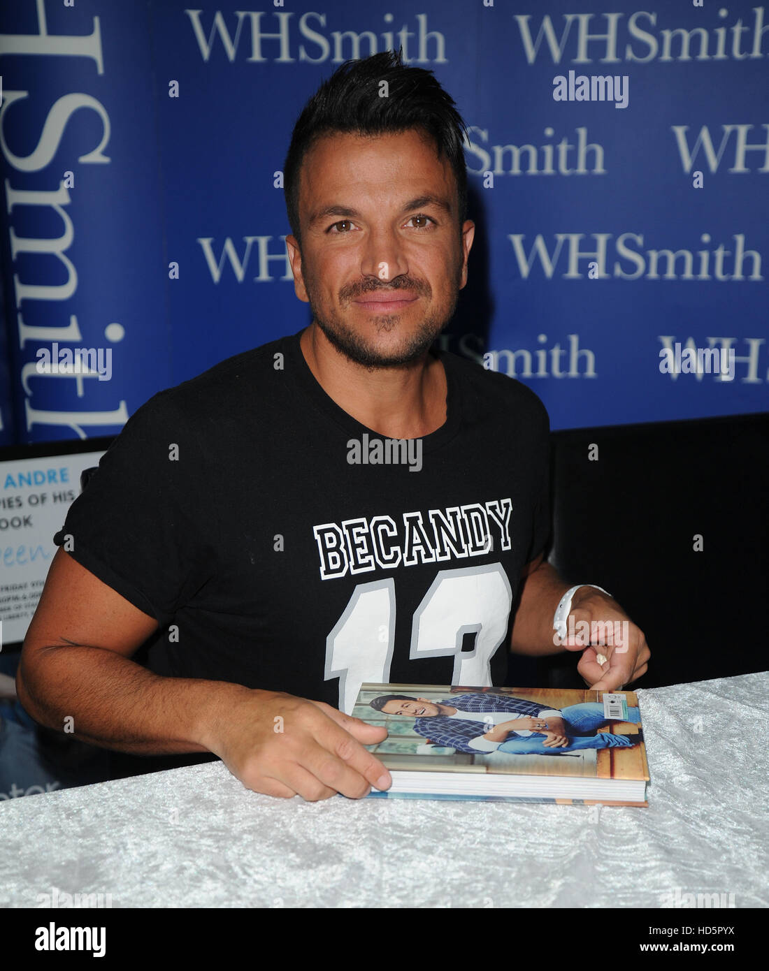 Peter Andre signs his book in WH Smiths in Romford Essex Featuring ...