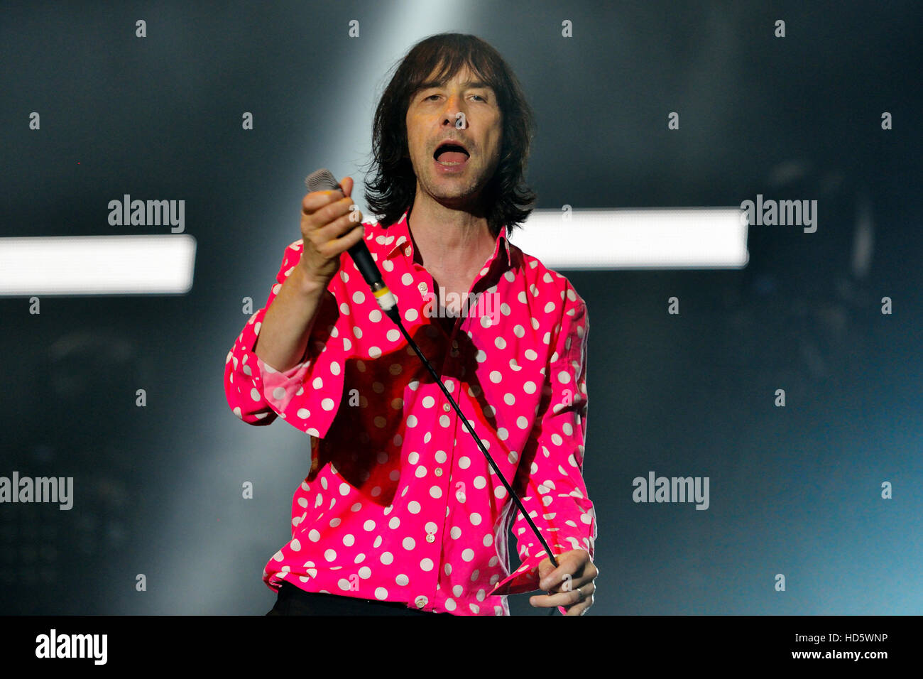 Primal Scream performing at OnBlackheath 2016 Featuring: Bobby ...