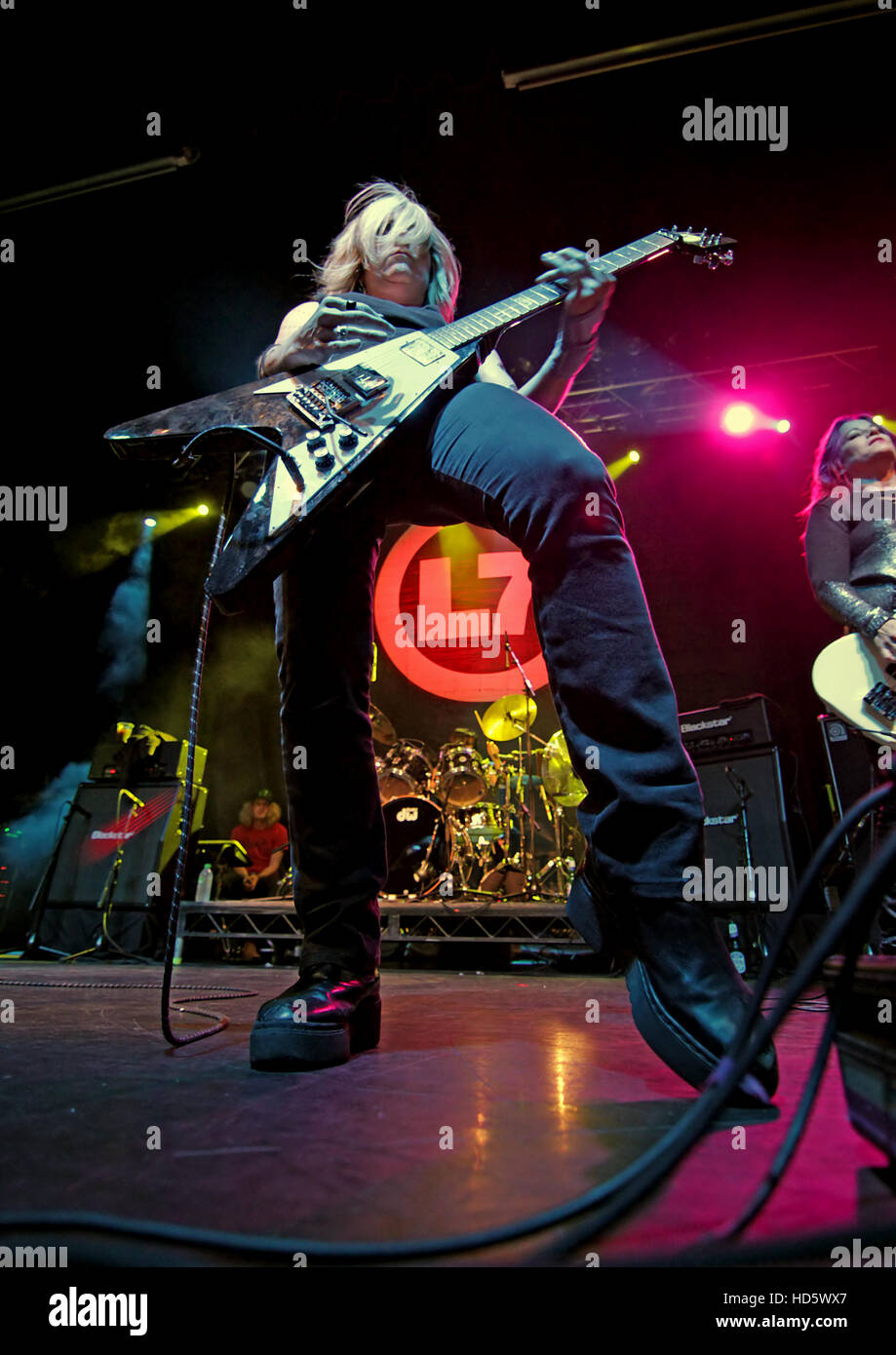 L7 performing at Manchester O2 Ritz Featuring: L7, Donita Sparks Where ...