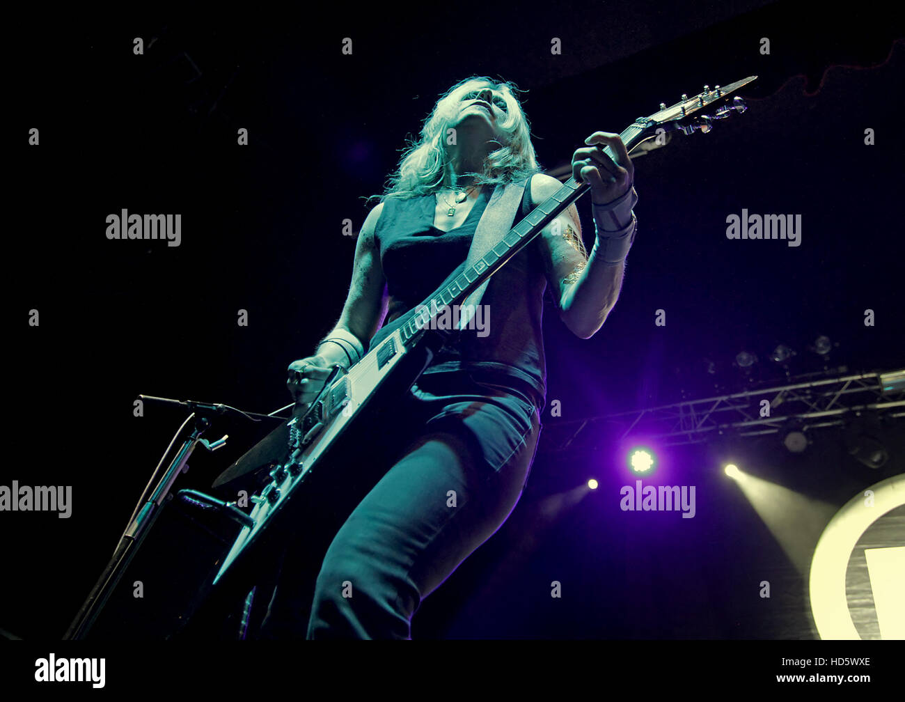 L7 performing at Manchester O2 Ritz Featuring: L7, Donita Sparks Where ...