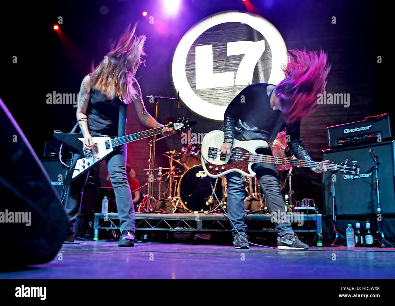 L7 performing at Manchester O2 Ritz Featuring: L7, Donita Sparks ...