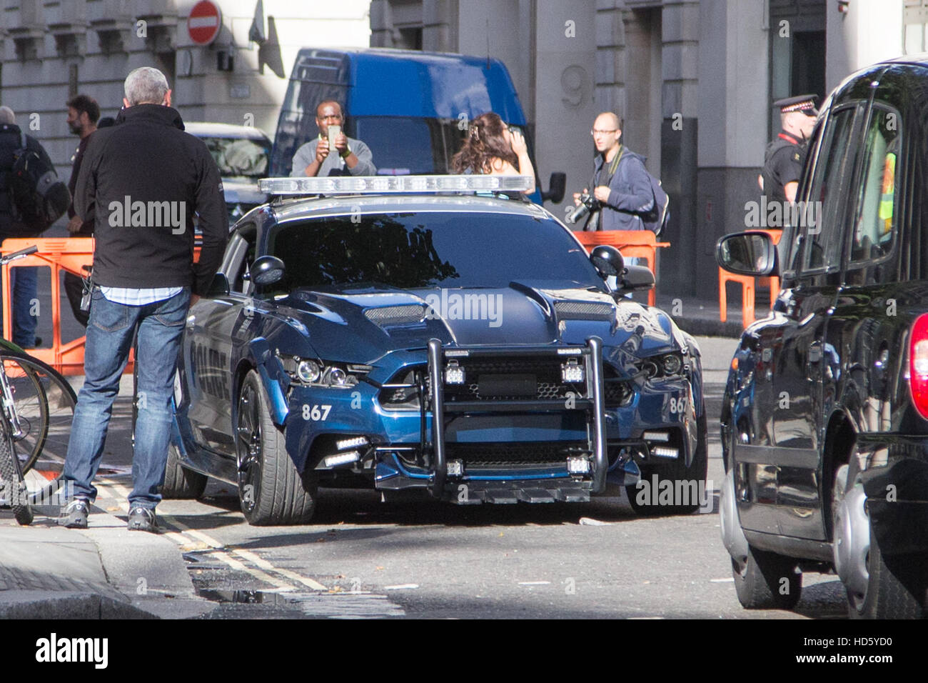 Filming of 'Transformers: The Last Knight' in Central London Featuring ...