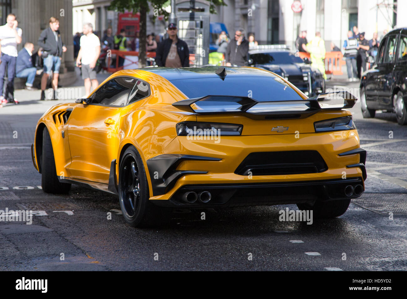 Filming of 'Transformers: The Last Knight' in Central London Featuring ...