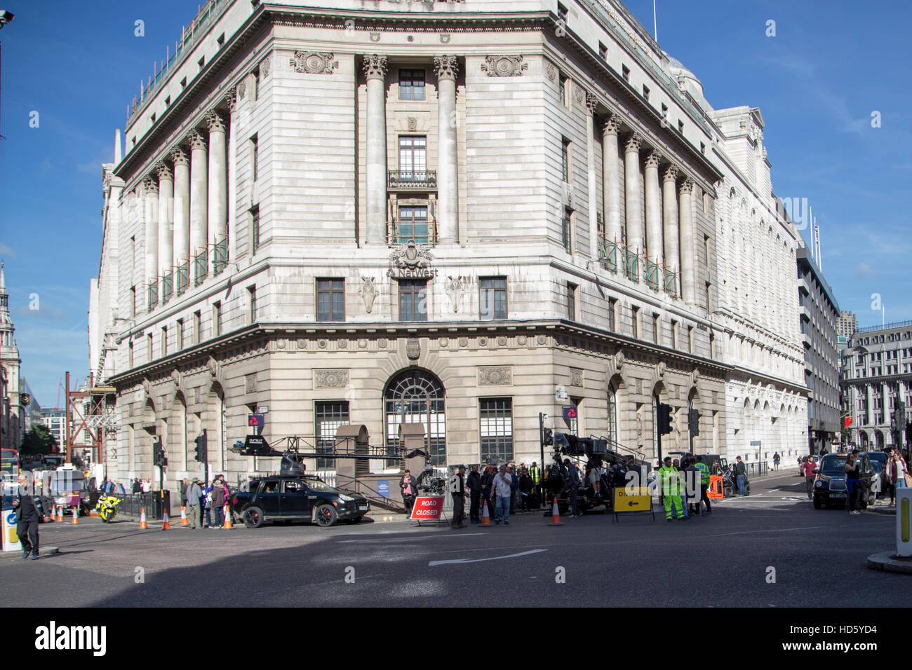 Filming of 'Transformers: The Last Knight' in Central London Featuring ...