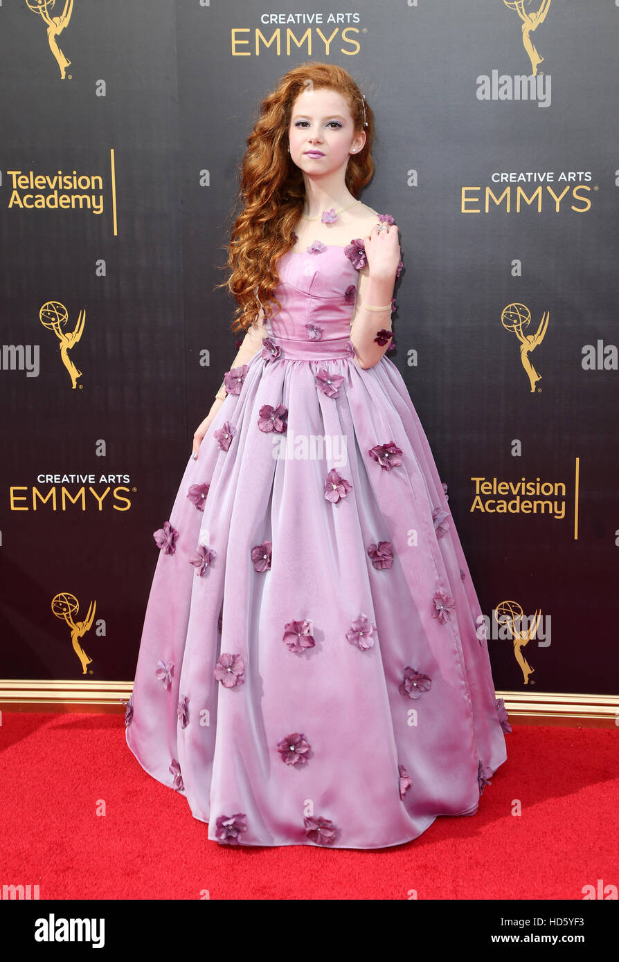 2016 Creative Arts Emmy Awards - Day 1 Featuring: Francesca Capaldi ...