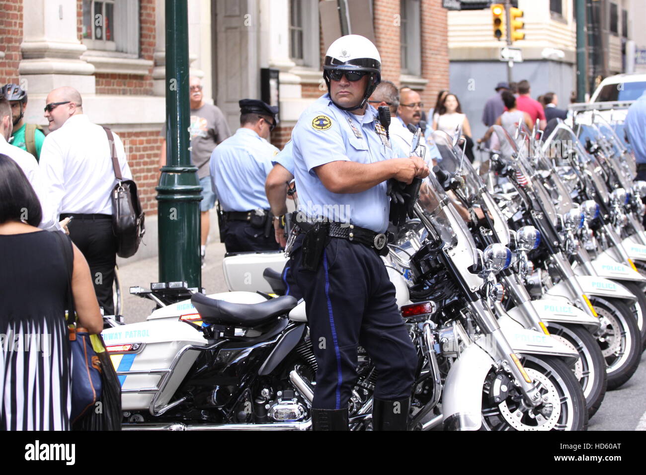 Police presence outside a Donald Trump campaign event at the Union ...