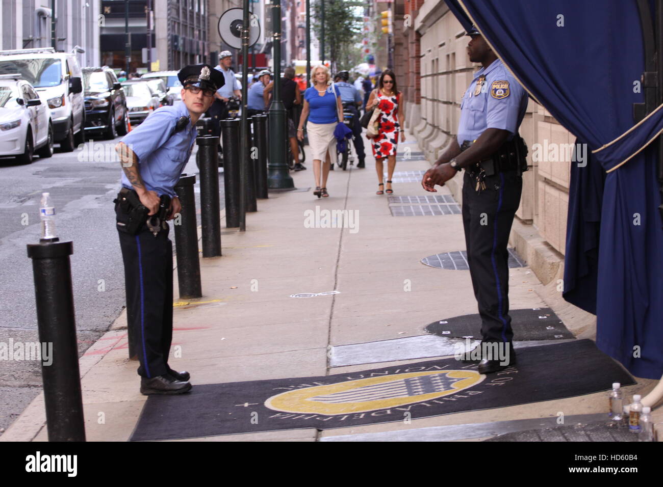 Police presence outside a Donald Trump campaign event at the Union ...