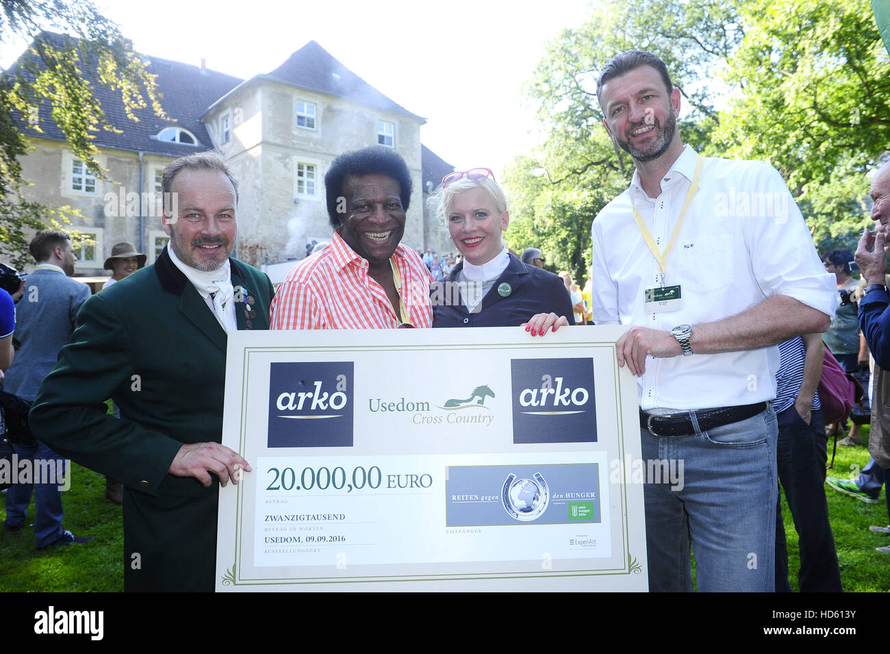 Celebrities at Usedom Cross Country 2016. Featuring: Till Demtröder ...