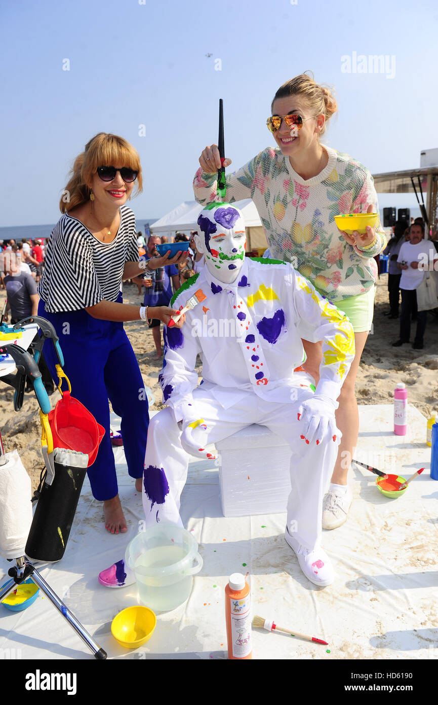 Celebrities at Usedom Cross Country 2016. Featuring: Susan Sideropoulos ...