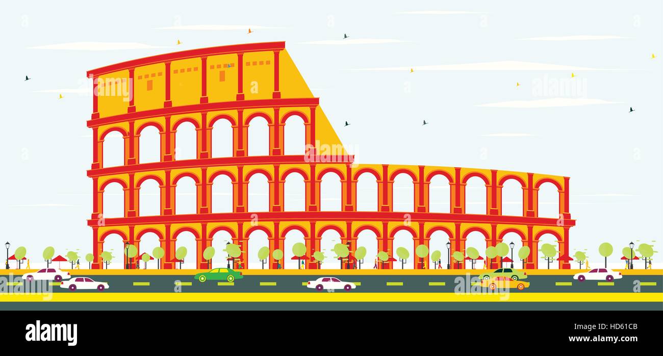 Colosseum in italy icon Stock Vector Images - Alamy