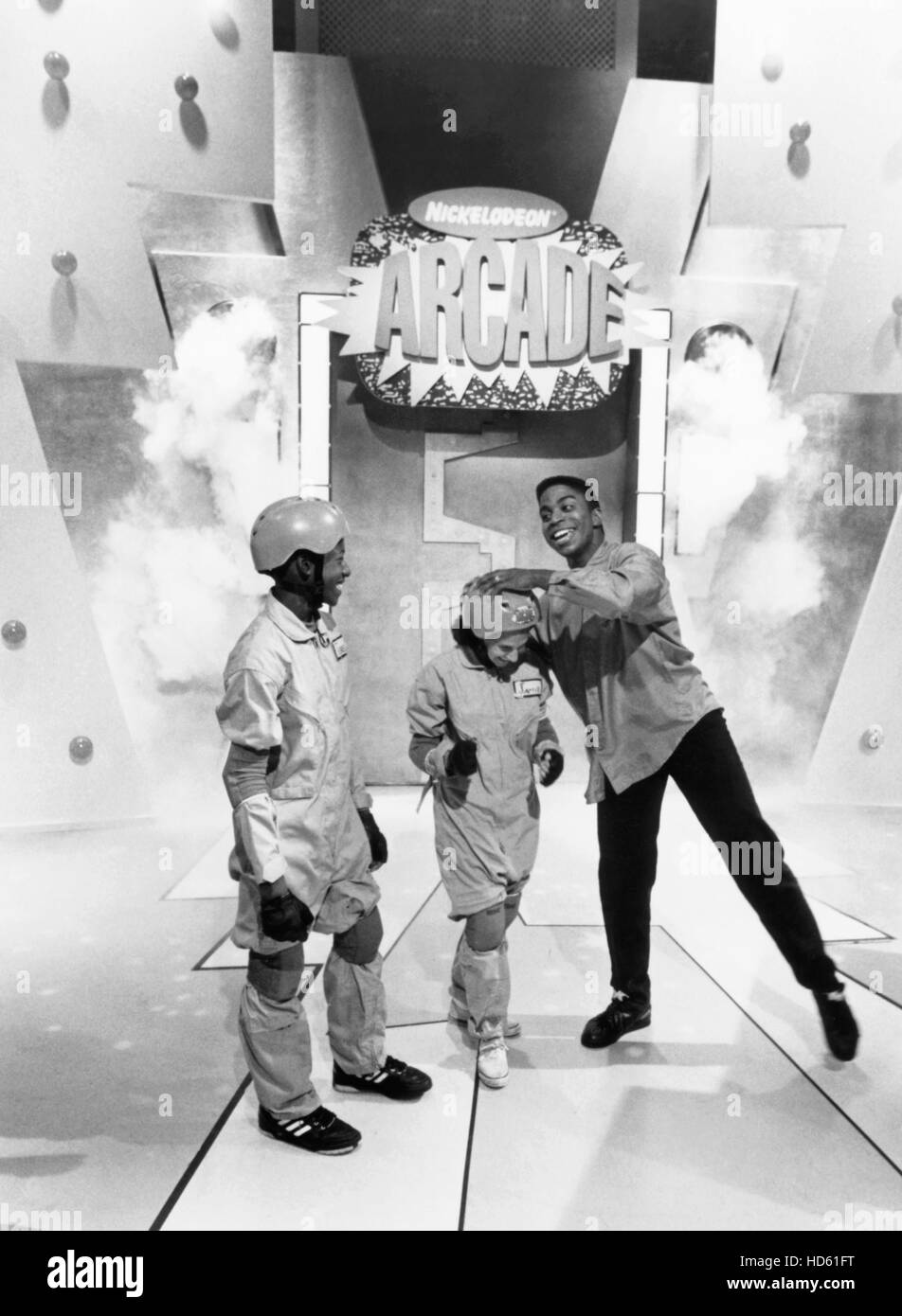 NICKELODEON ARCADE (aka NICK ARCADE), host Phil Moore (right), 1992-93 ...