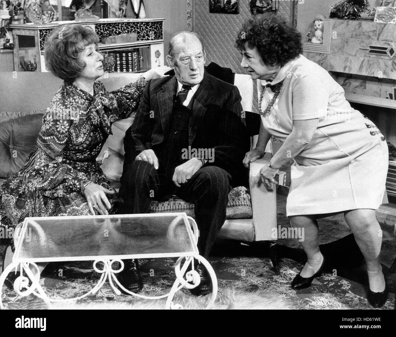 NOT ON YOUR NELLIE, from left: Betty Baskcomb, John Barrett, Hylda ...