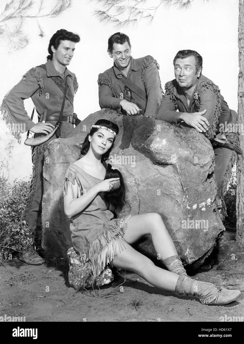 NORTHWEST PASSAGE, Keith Larsen, Lisa Gaye (bottom), Don Burnett, Buddy ...