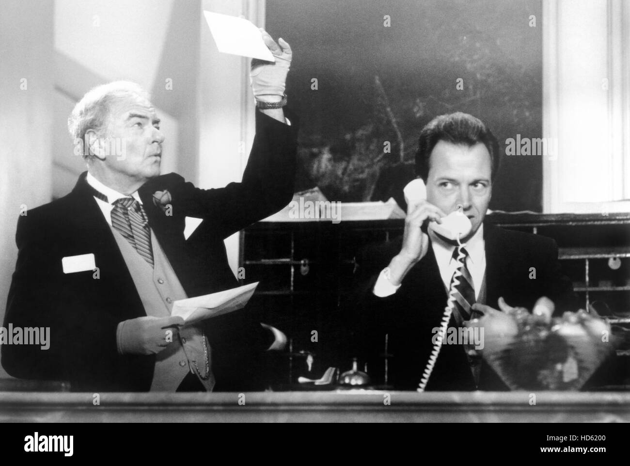 THE NUTT HOUSE, (from left): Harvey Korman, Gregory Itzin, 1989 ...