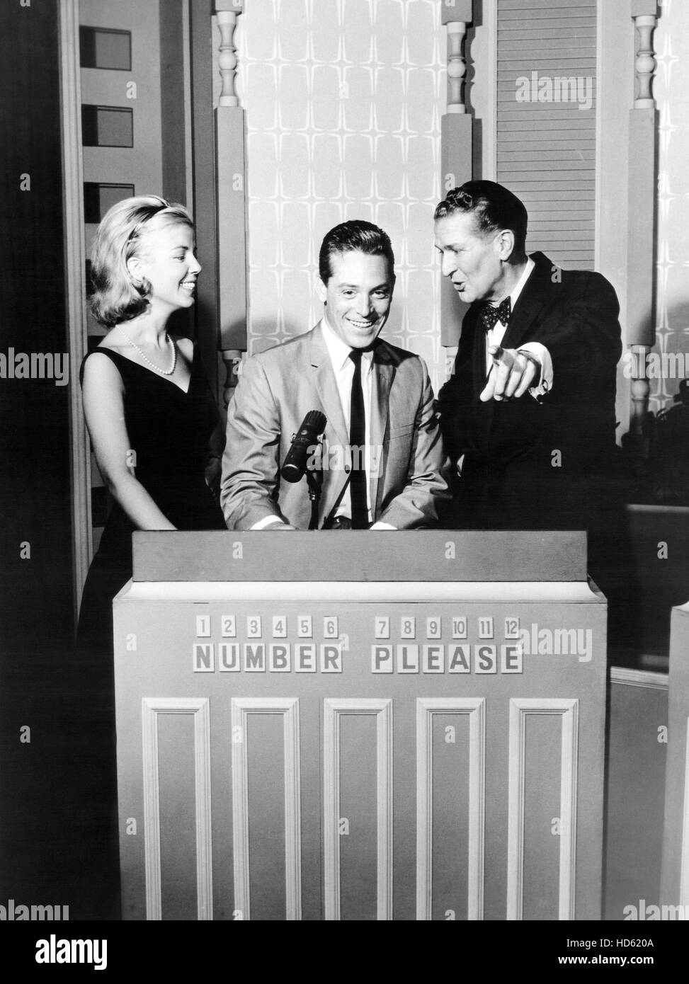 NUMBER PLEASE, Regina Dombeck, Paul Burke, Bud Collyer, 1961 Stock ...