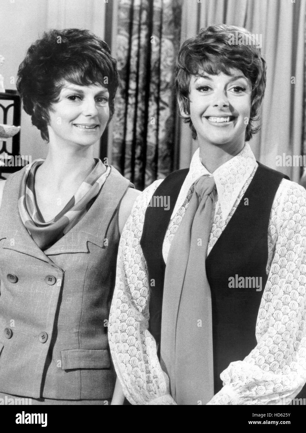 THE ODD COUPLE, (from left): Carole Shelley, Monica Evans, 'The Laundry ...