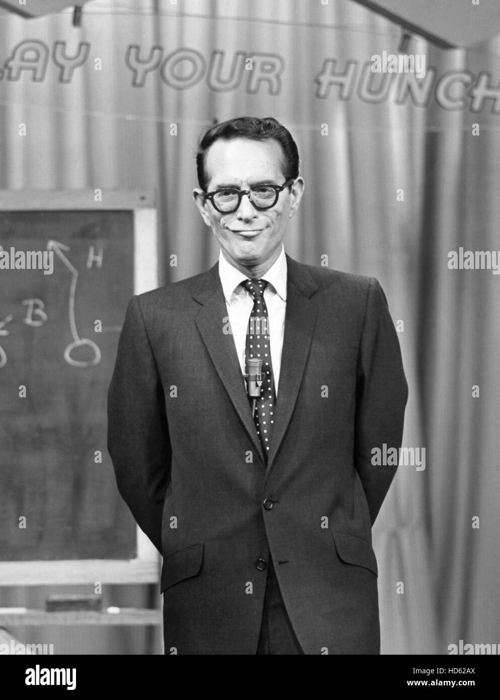 PLAY YOUR HUNCH, host Robert Q. Lewis, (ca. 1963), 1958-63 Stock Photo ...