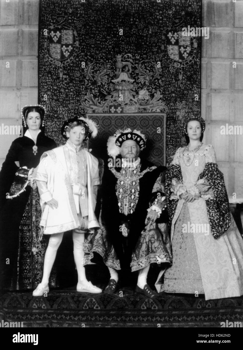 THE PRINCE AND THE PAUPER, from left: Virginia Beare, Philip Sarson ...