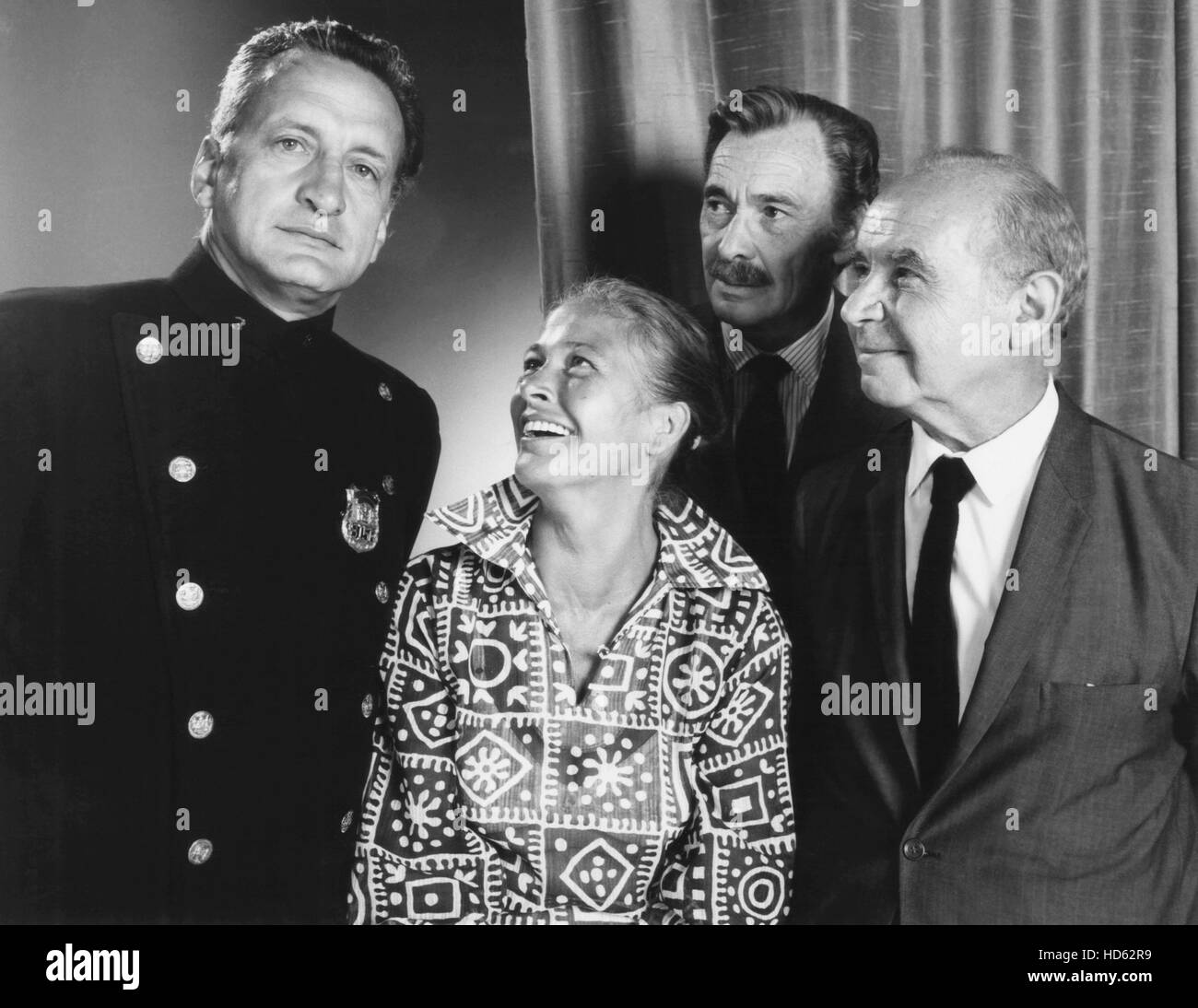 THE PRICE, from left: George C. Scott, Colleen Dewhurst, Barry Sullivan ...