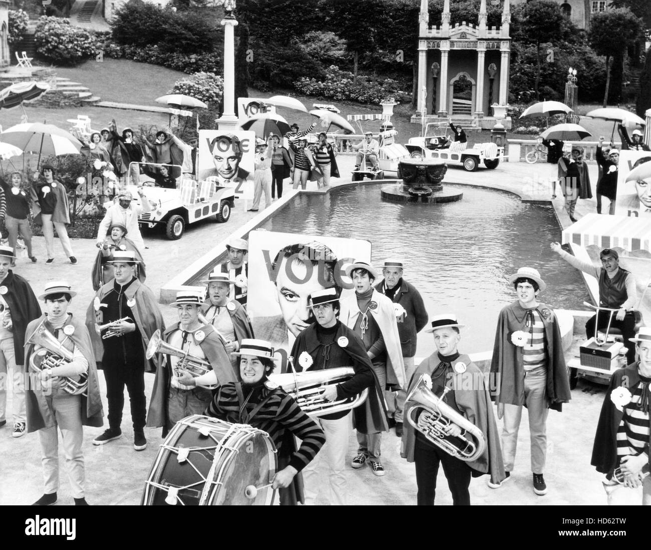 THE PRISONER, (village election scene), 'Free For All', (Season 1 ...