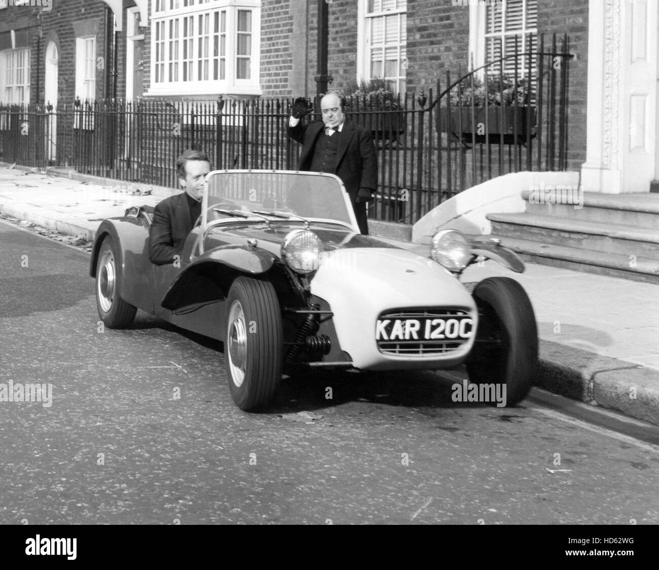 THE PRISONER, (from left): Patrick McGoohan, Angelo Muscat, 'Fall Out ...