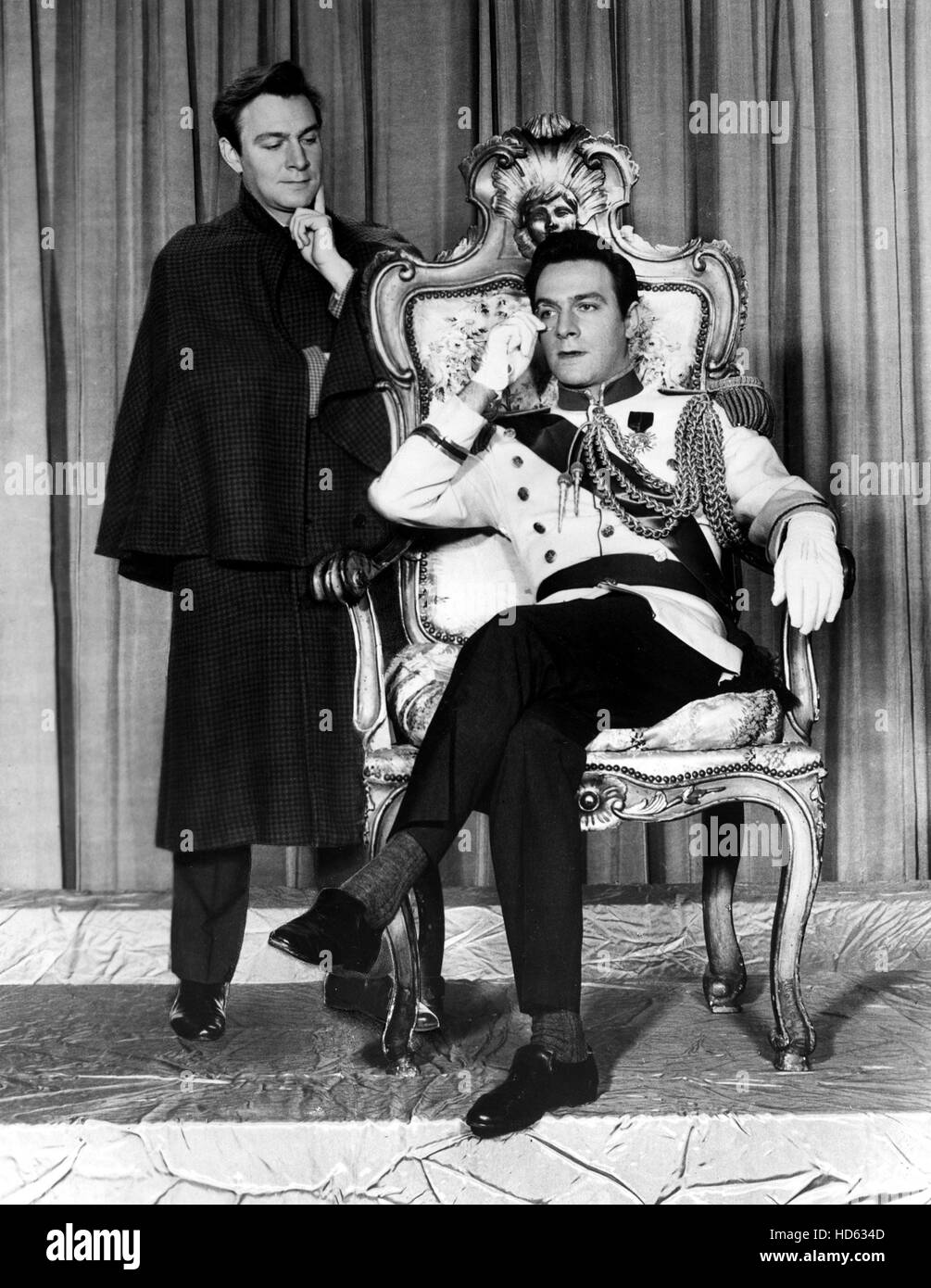 PRISONER OF ZENDA, featuring Christopher Plummer in dual roles, 1960 TV ...