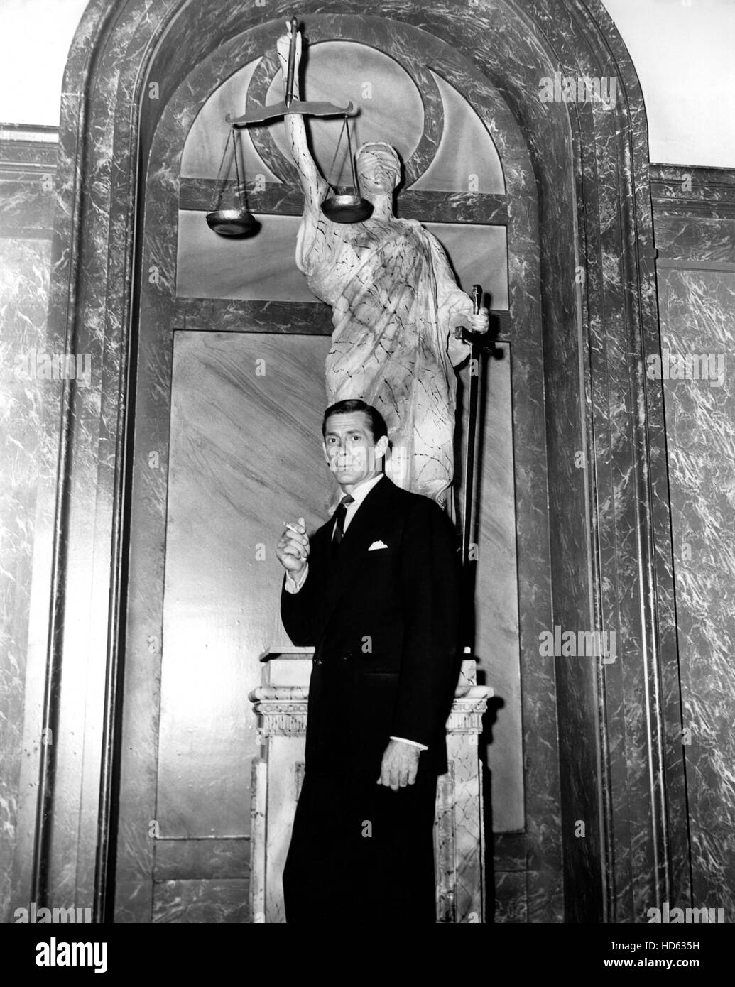 PUBLIC DEFENDER, Reed Hadley, 1950's Stock Photo - Alamy