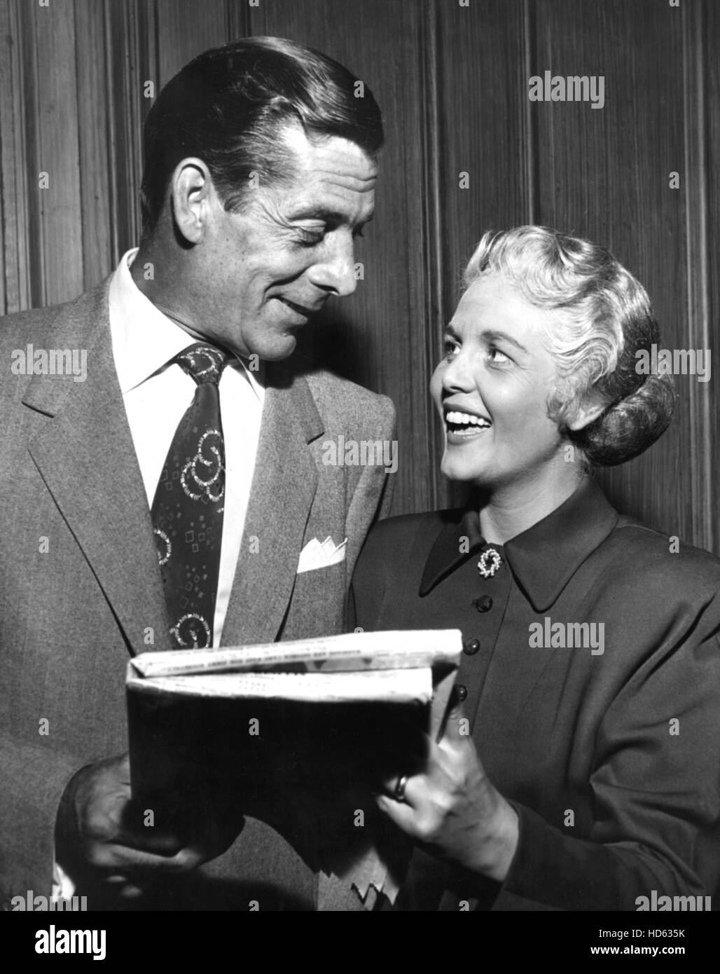 PUBLIC DEFENDER, Reed Hadley, Betty Finley, 1954 Stock Photo - Alamy