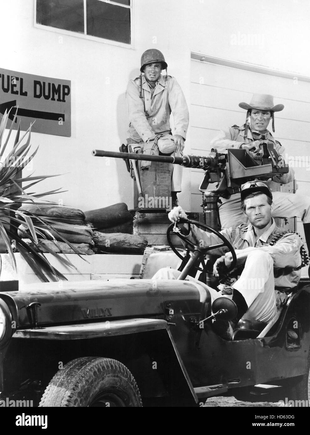 RAT PATROL, (Top-Bottom), Justin Tarr, Christopher George, Larry Casey ...