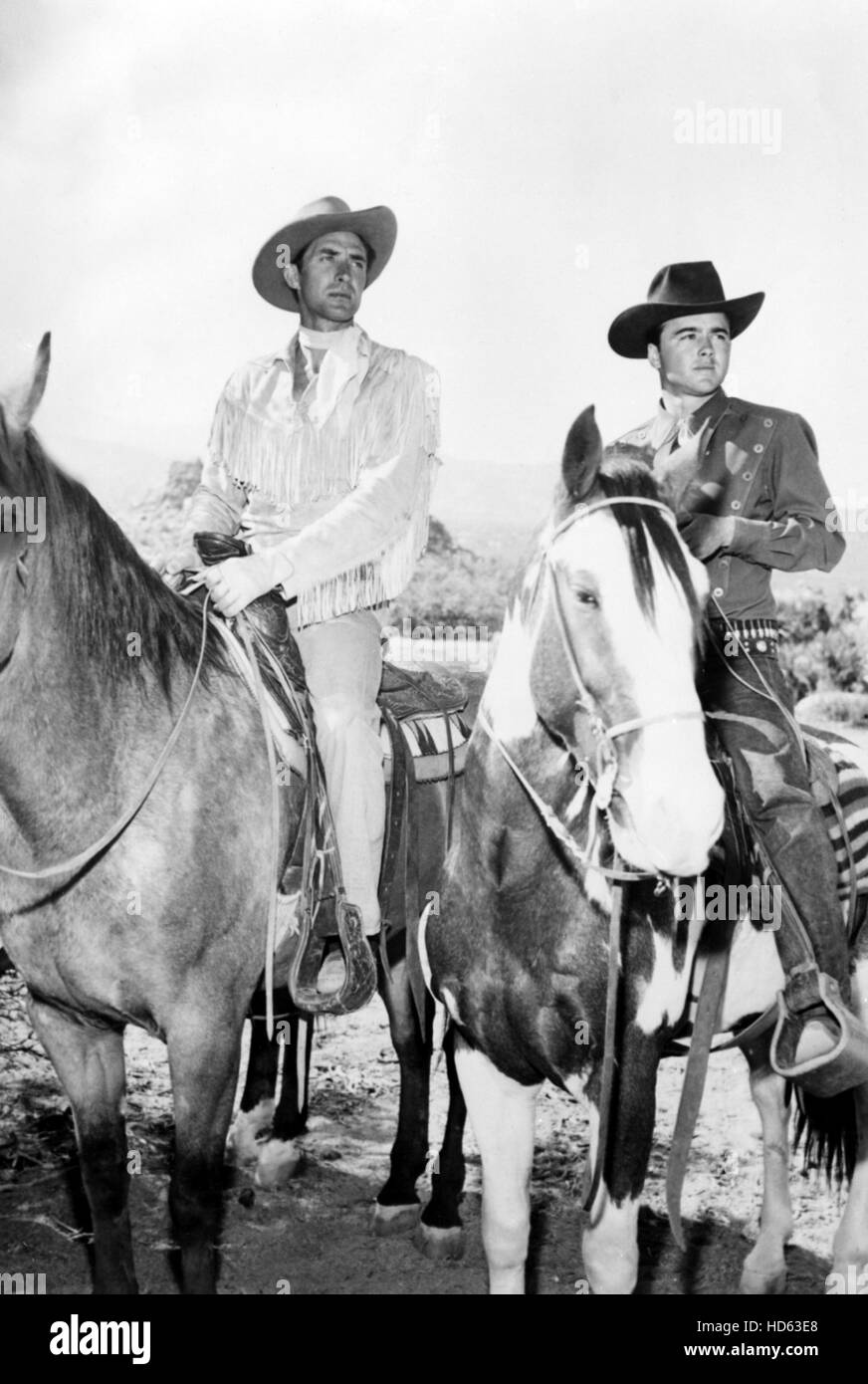 THE RANGE RIDER, Jock Mahoney, Dick Jones, 1951-1953 Stock Photo - Alamy