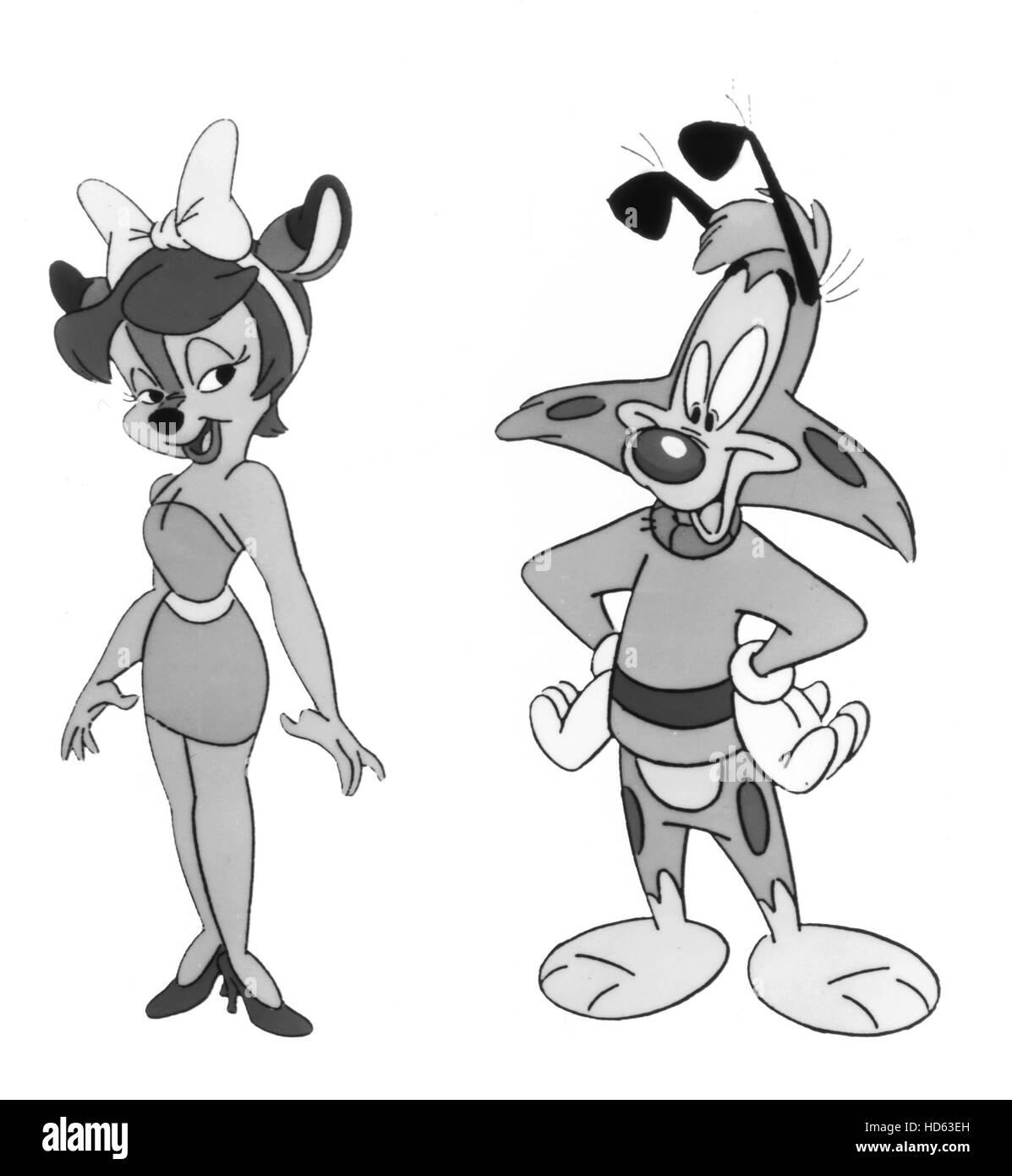 RAW TOONAGE, from left: Fawn Deer, Bonkers T. Bobcat, 1992, © Walt ...