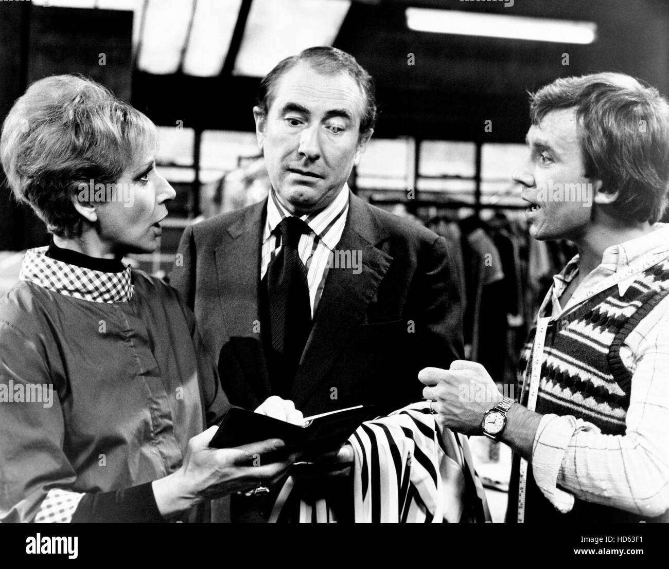THE RAG TRADE, from left: Miriam Karlin, Peter Jones, Christopher Beeny ...