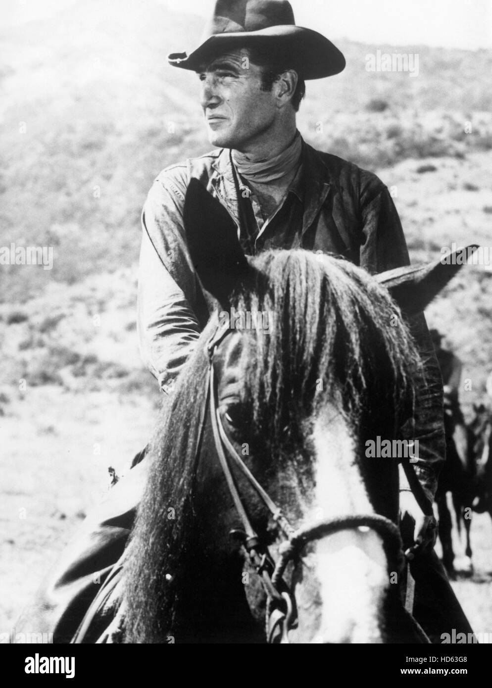 RAWHIDE, Eric Fleming, 1959-66 Stock Photo - Alamy