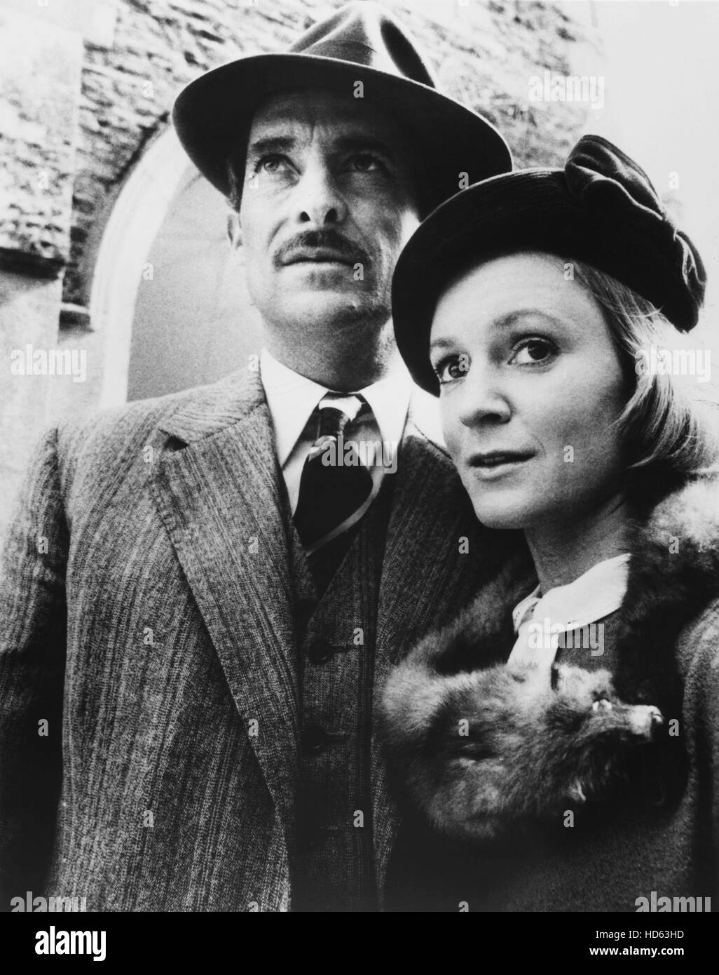 REBECCA, from left, Jeremy Brett, Joanna David, aired in the UK 1979 ...