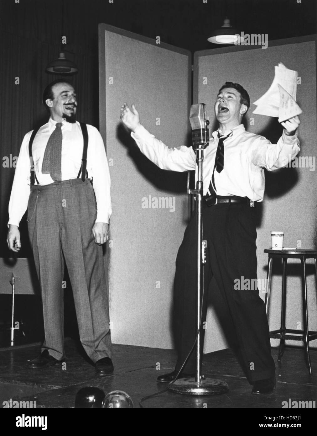THE RED BUTTONS SHOW, Mitch Miller, Red Buttons (doing a rendition of ...