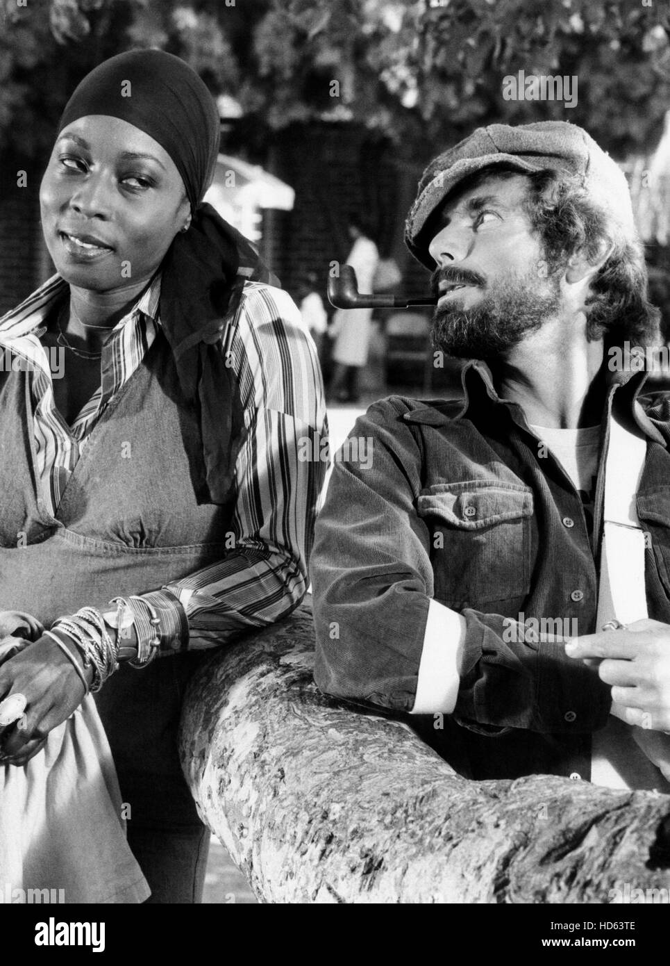 SERPICO, from left: Madge Sinclair, David Birney, 1976-1977 Stock Photo ...